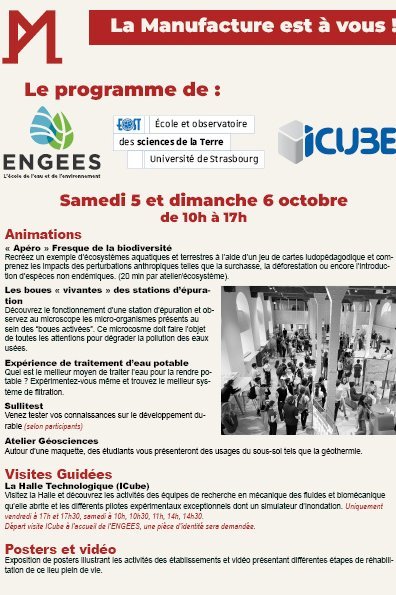 Inauguration Manufacture - Programme ENGEES EOST et ICube - ENGEES ...