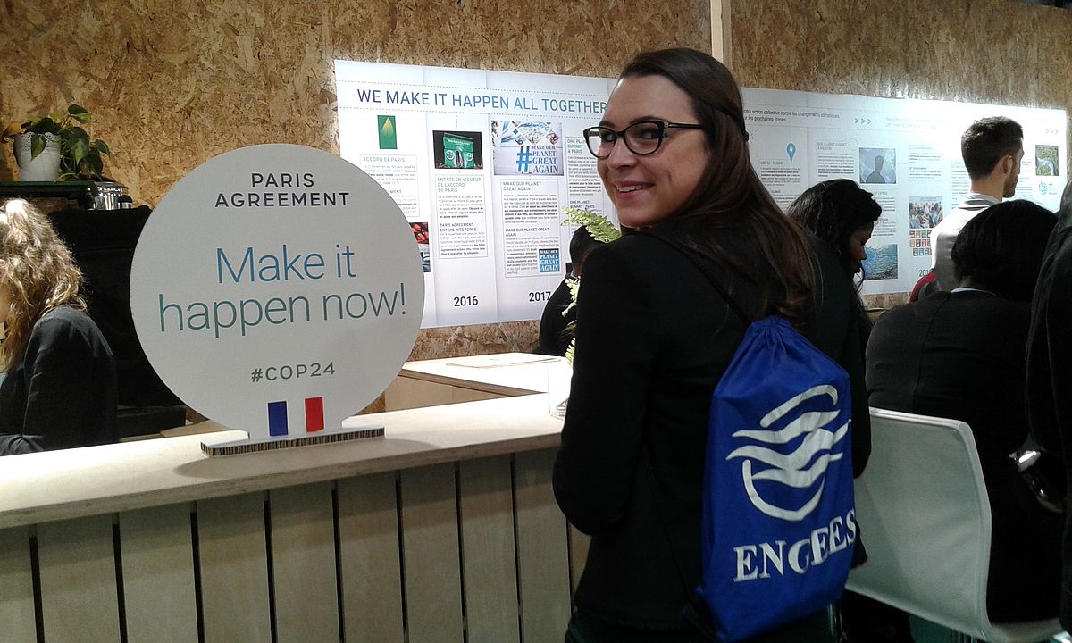 Une apprentie-ingénieure à la COP 24 comme Jeune Déléguée au Climat ...